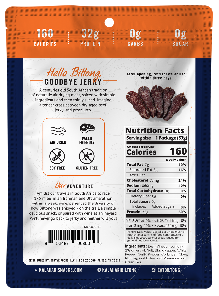 Kalahari Biltong | Better than Jerky | Kalahari Snacks