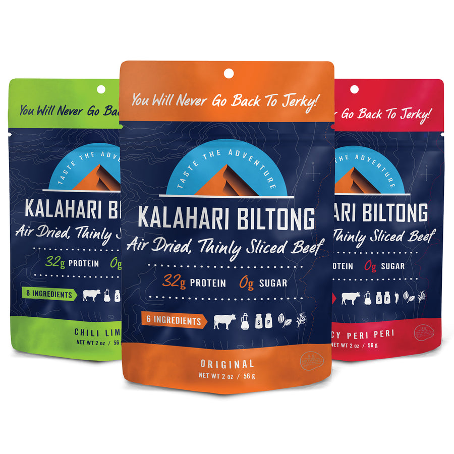 Kalahari Biltong | 2oz Bags | Kalahari Snacks